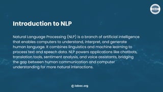 Natural Language Processing for the Next-Gen Technology | IABAC | PDF