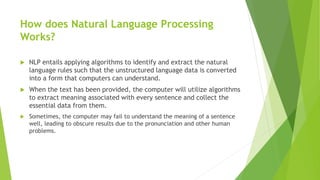 Natural language processing in artificial intelligence | PPT