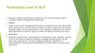 Natural language processing in artificial intelligence | PPT
