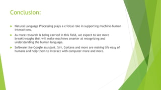 Natural language processing in artificial intelligence | PPTX