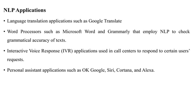 Natural language processing (nlp) | PDF