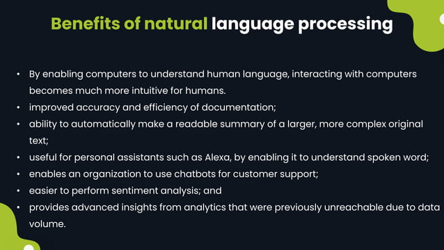 Natural Language Processing (NLP) | PPTX | Programming Languages | Computing