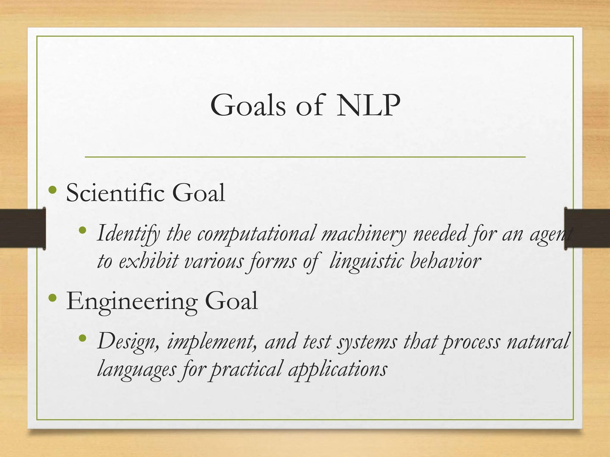 introduction to natural language processing(NLP).ppt | Artificial ...