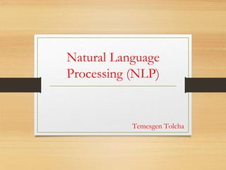 introduction to natural language processing(NLP).ppt | Artificial ...