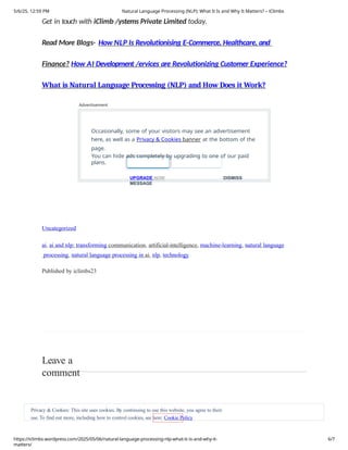 Natural Language Processing (NLP)_ What It Is and Why It Matters_ – iClimbs.pptx