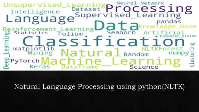 Natural language processing using python | PPT