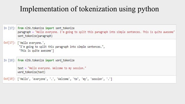 Natural language processing using python | PPT