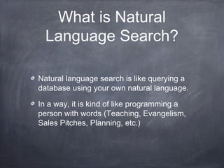 Natural language search using Neo4j | PPT