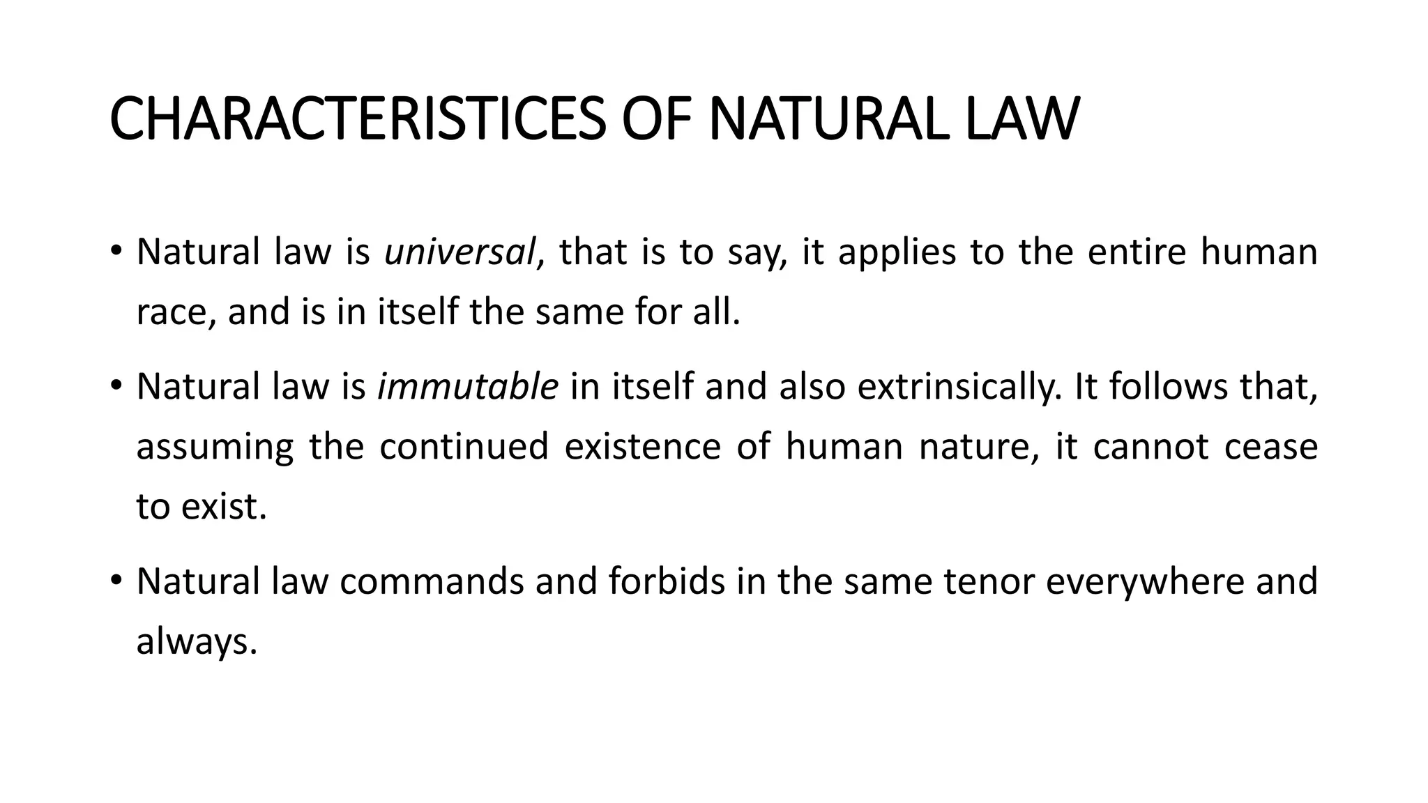 Natural law | PPTX