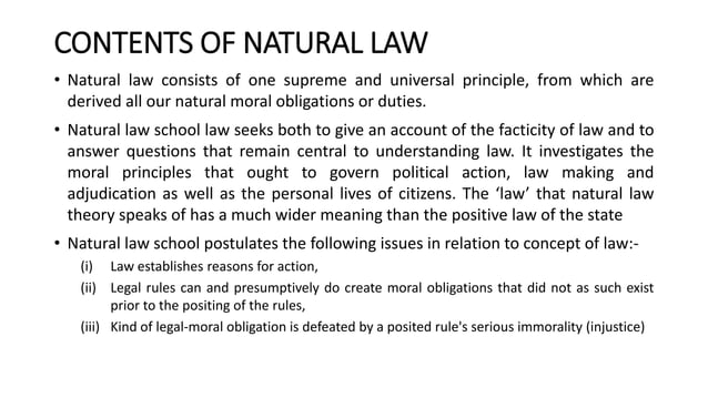 Natural law | PPT | Free Download