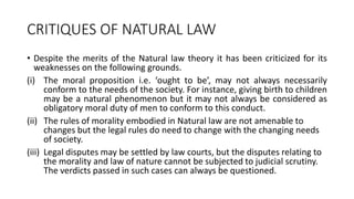 Natural Law Definition Science