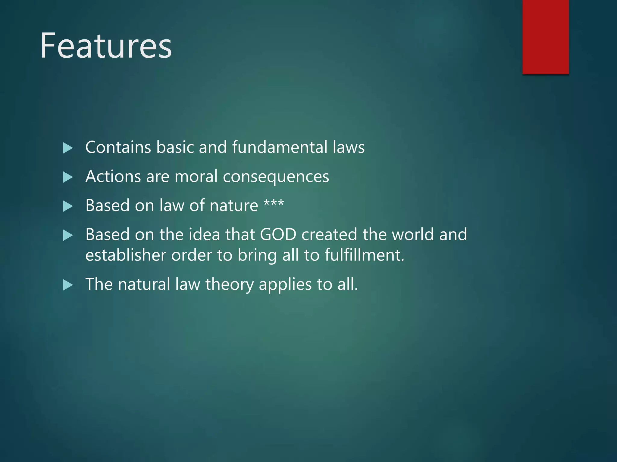 Natural Law Theory | PPTX