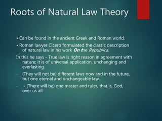 Natural Law Theory | PPTX