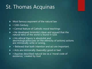Natural Law Theory | PPTX