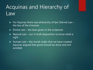 Natural Law Theory | PPTX