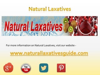 Natural laxatives | PPT