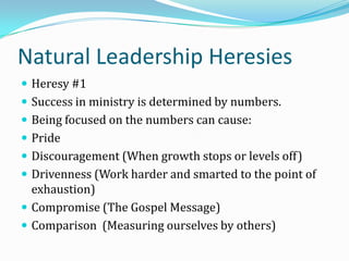 Natural leadership vs_spiritual_leadersh | PPTX