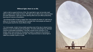 Natural Lighting Effect on Human.pptx | Eye and Vision Conditions ...
