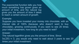 Natural Logarithmic Functions, Logarithmic Function_Differentiation and ...