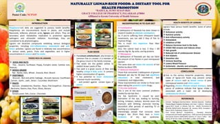 Naturally lignan rich foods a dietary tool for health promotion | PPT