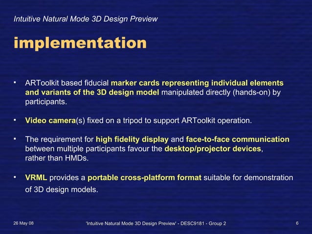 A Natural Mode UI for 3D Design Preview and Manipulation | PPT | 3-D Graphics | Computer ...