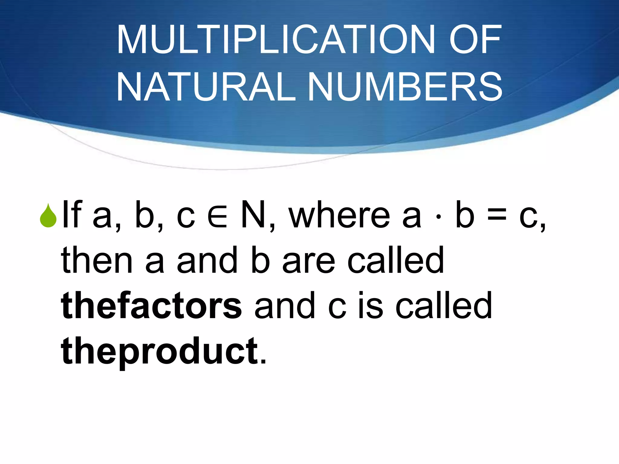 Natural numbers | PPTX