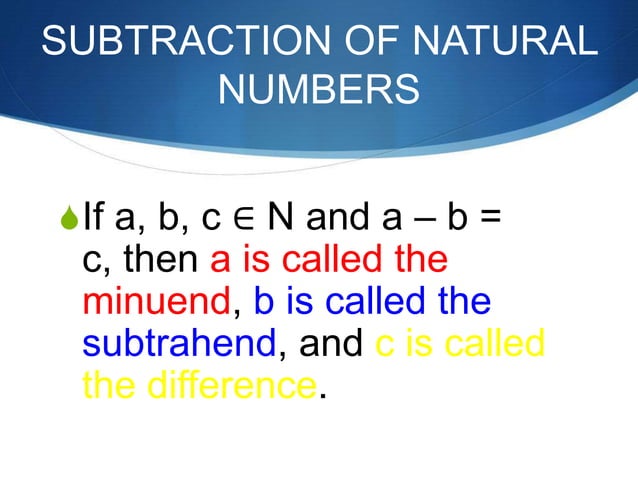 Natural numbers | PPTX