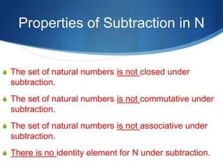 Natural numbers | PPTX