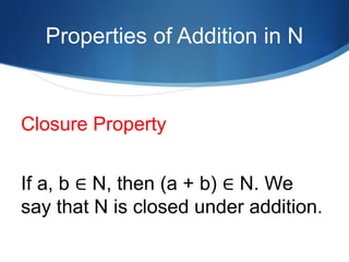 Natural numbers | PPTX