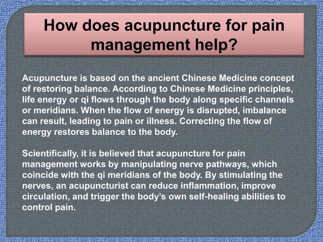 Natural Pain Management | PPT