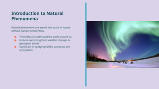 NATURAL PHENOMENON of materials class 8 . | PPTX