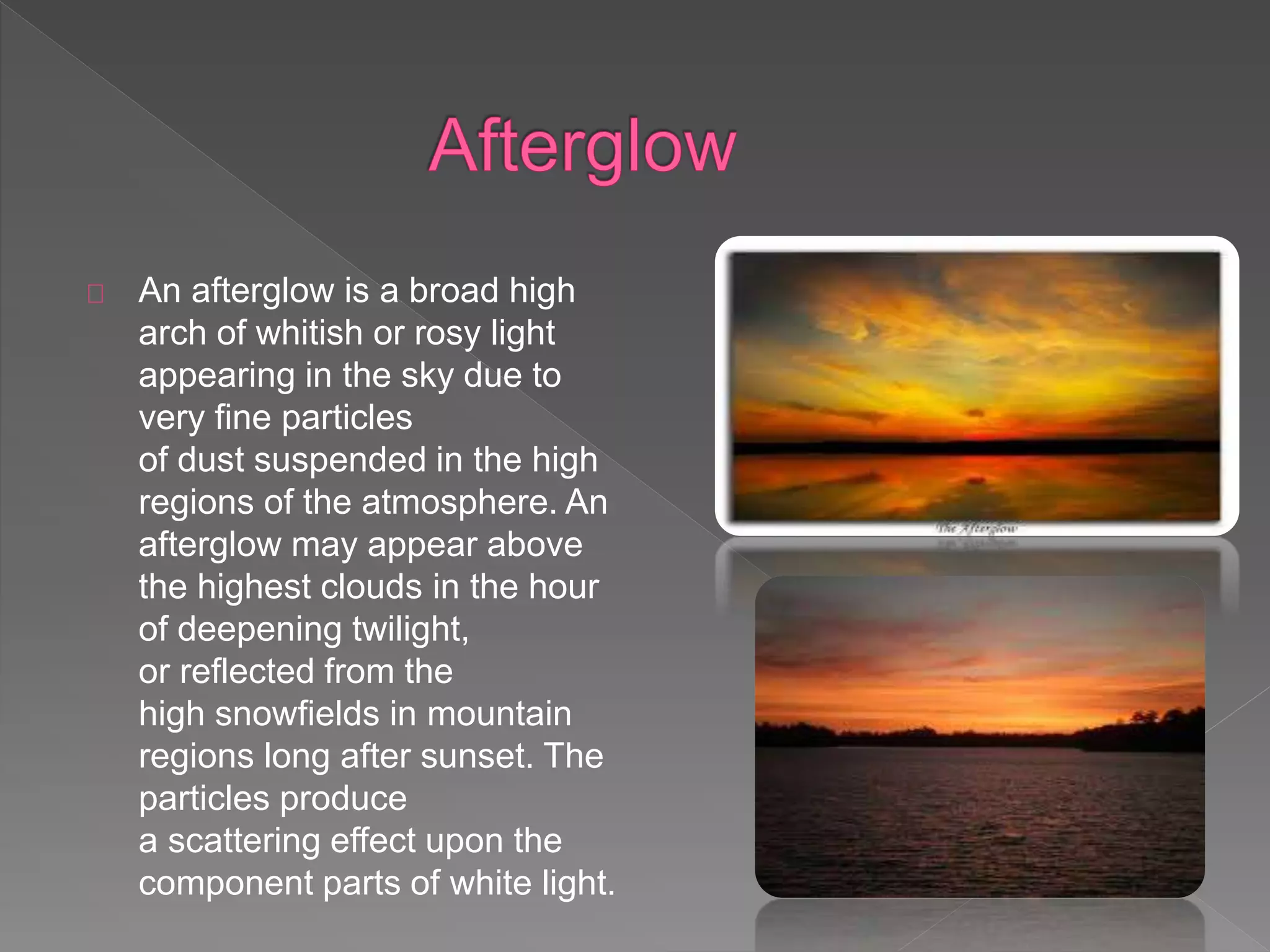 Natural phenomenon of light | PPTX