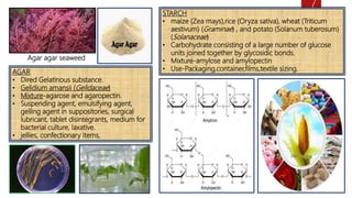 Natural polymer :origin and applications | PPTX