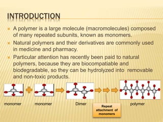 Natural polymers by Dr. khlaed shmareekh | PPTX