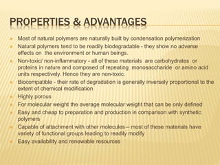 Natural Polymers List