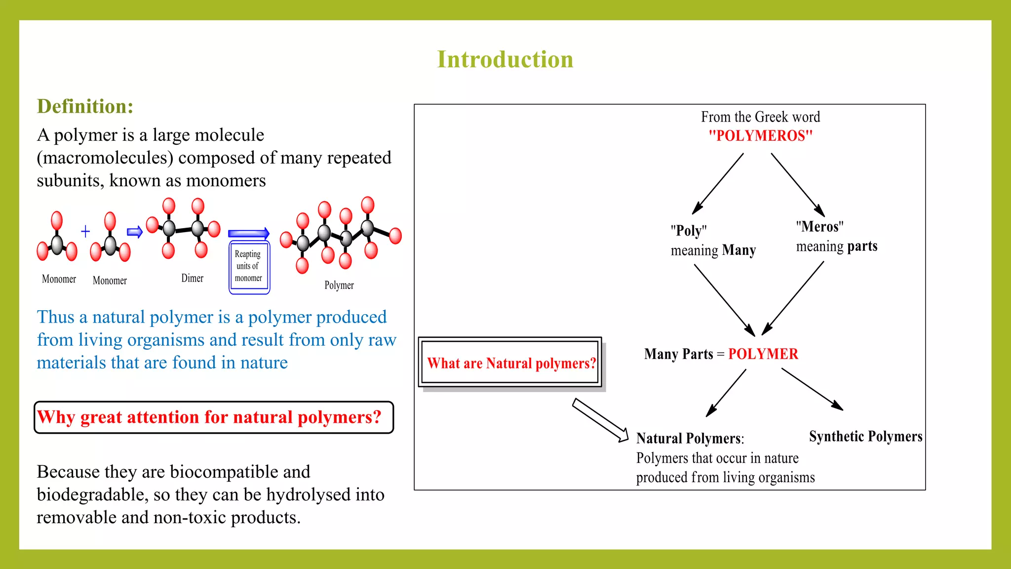 Natural polymers and adsorption properties | PPTX