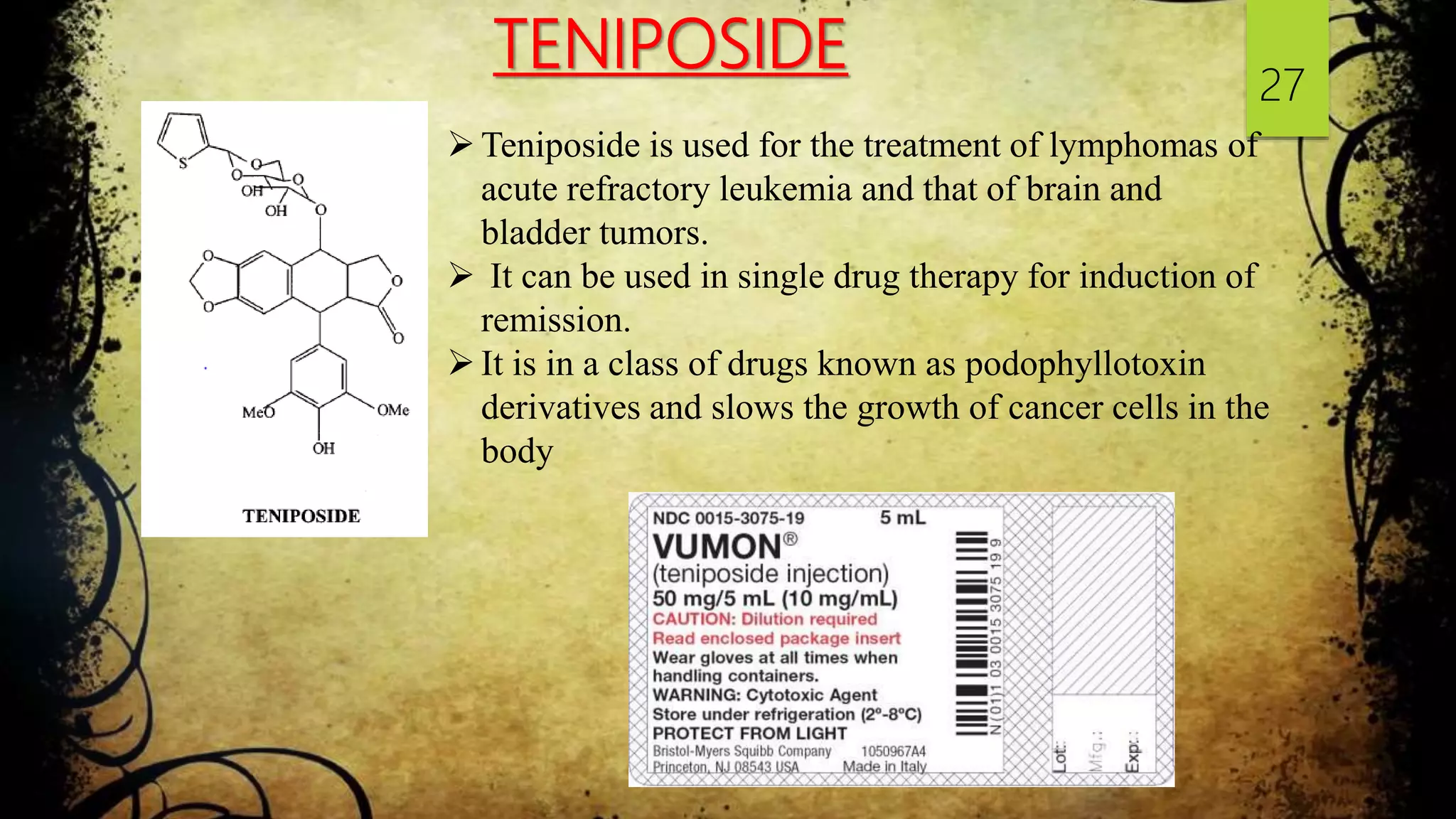 TAXANES AND PODOPHYLLOTOXINS | PPTX