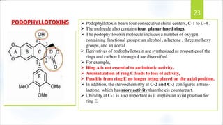 TAXANES AND PODOPHYLLOTOXINS | PPTX