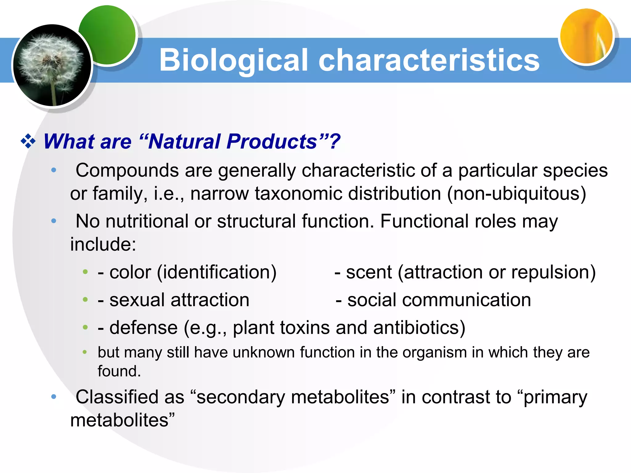 Natural products | PPTX