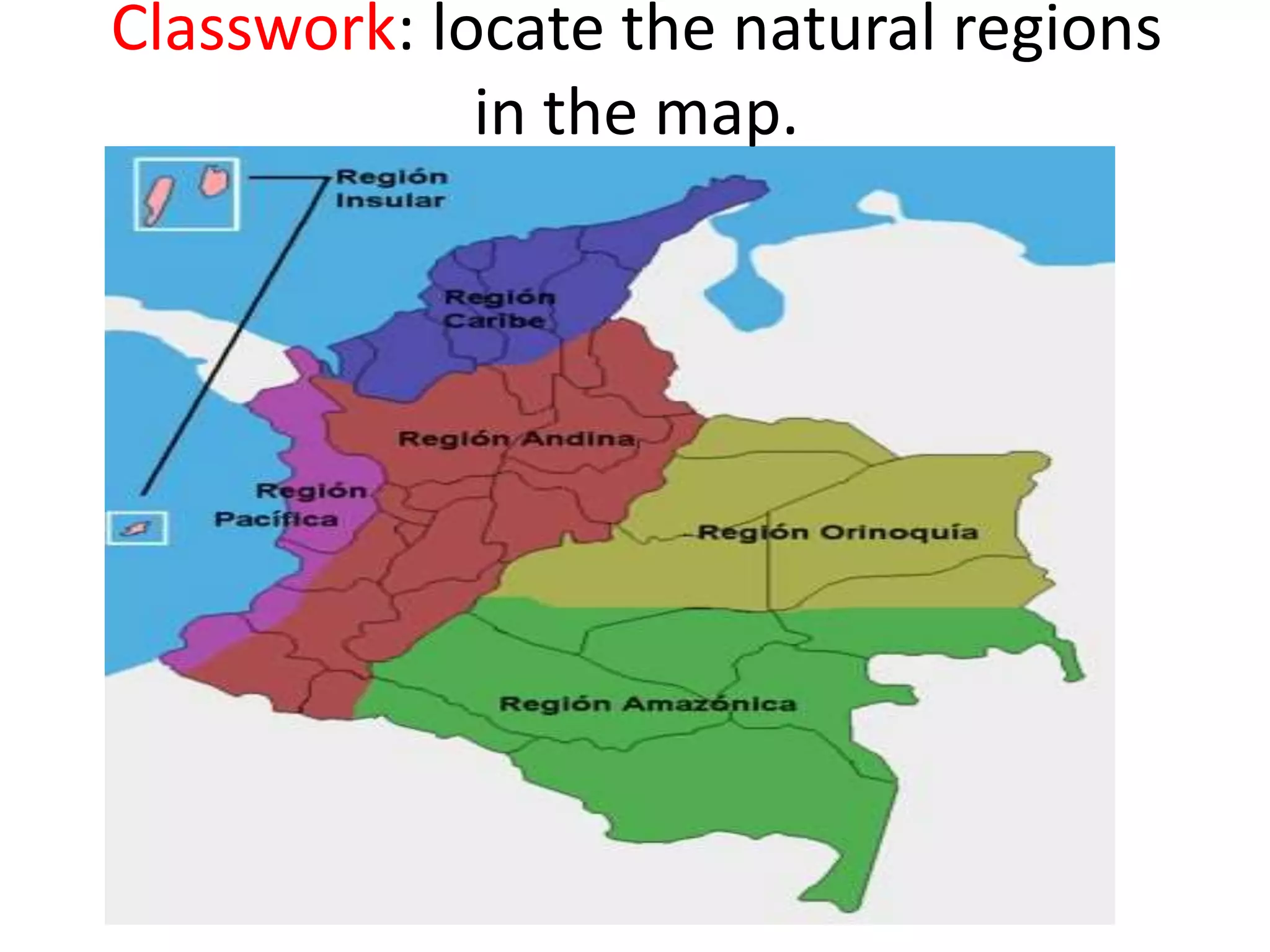 Natural regions of colombia | PPTX