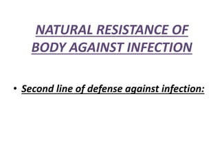 Natural resistance of body against infection | PPT