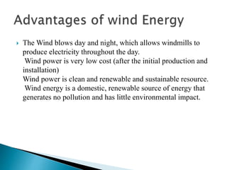 Natural resource wind energy | PPTX