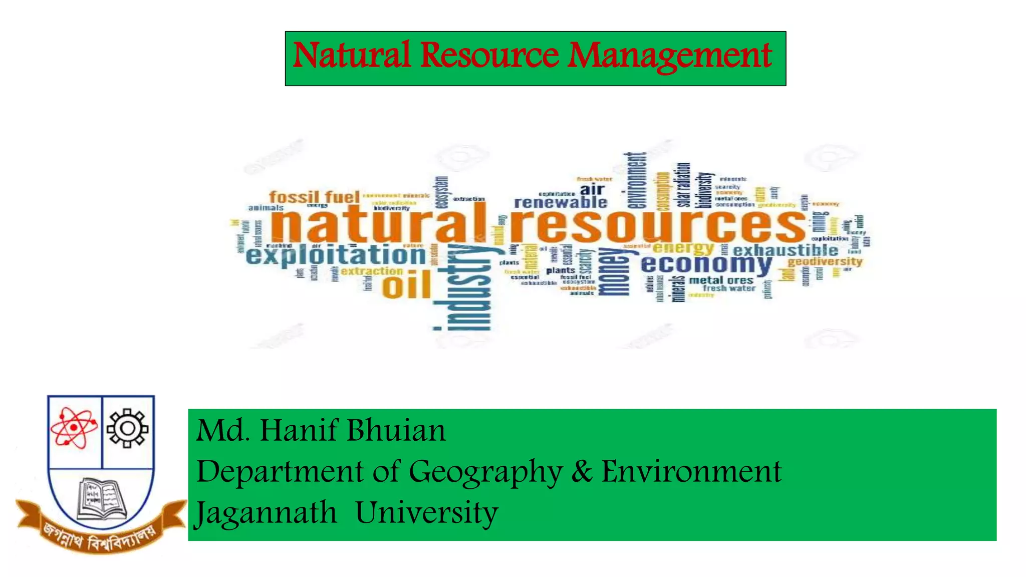 Resources & it's types | PPTX