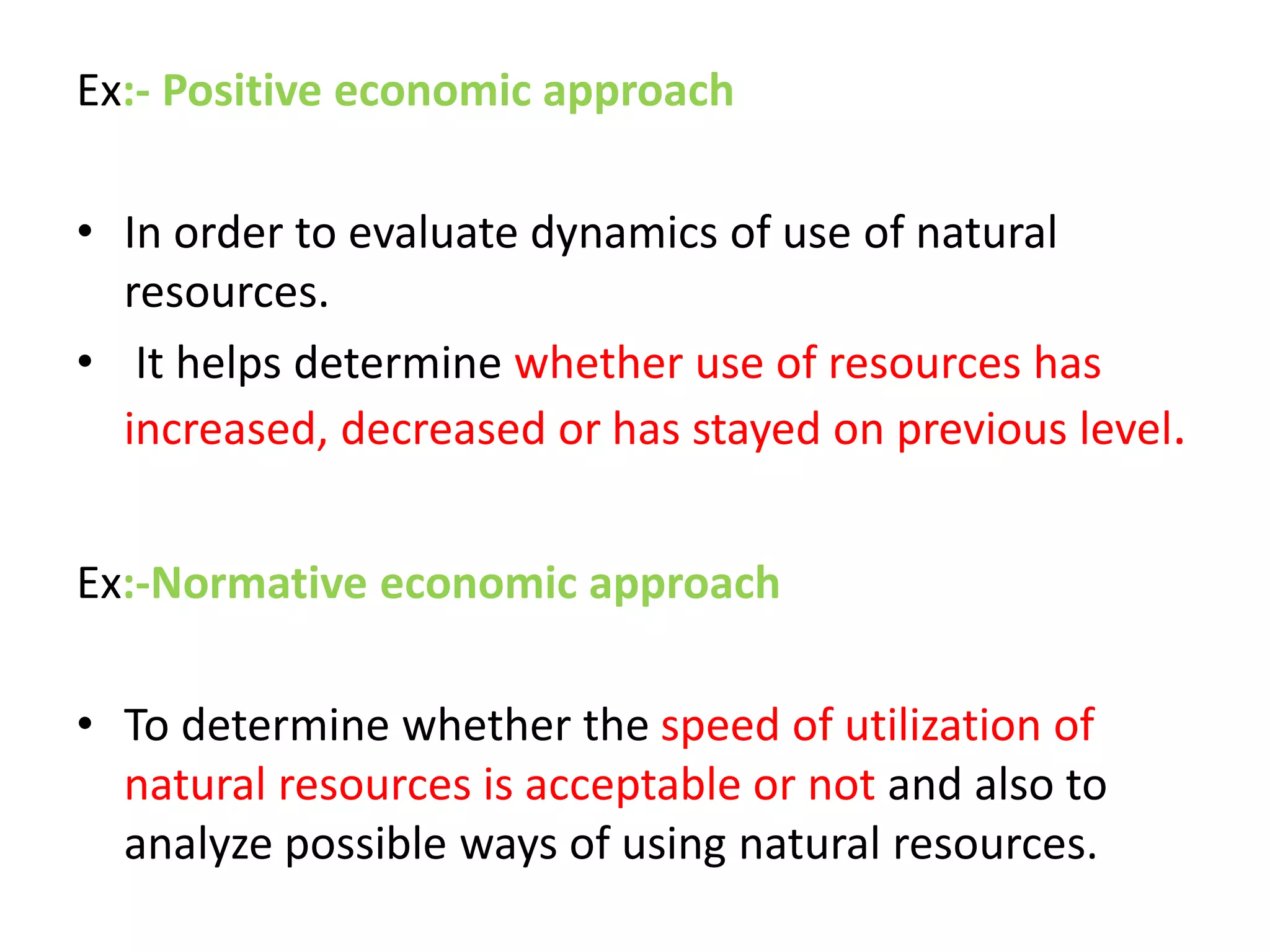 Natural resource economics | PPTX