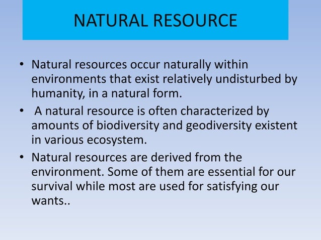 Natural resource monitoring and auditing | PPT