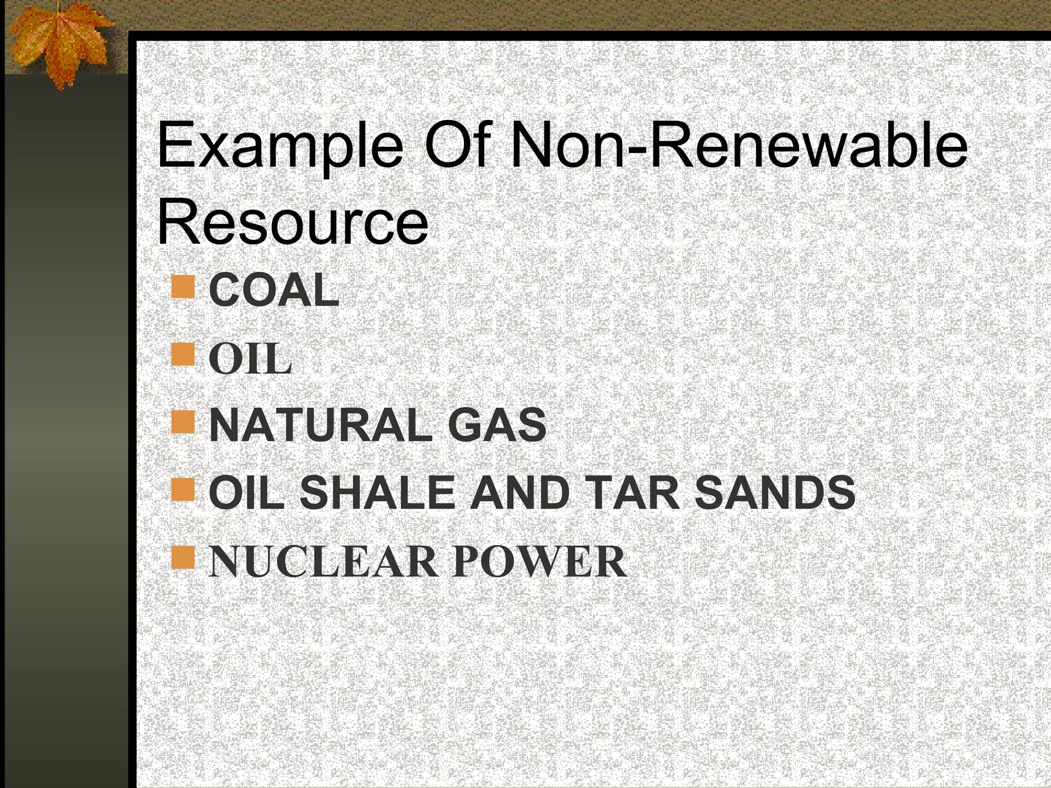 Natural Resources | PPT