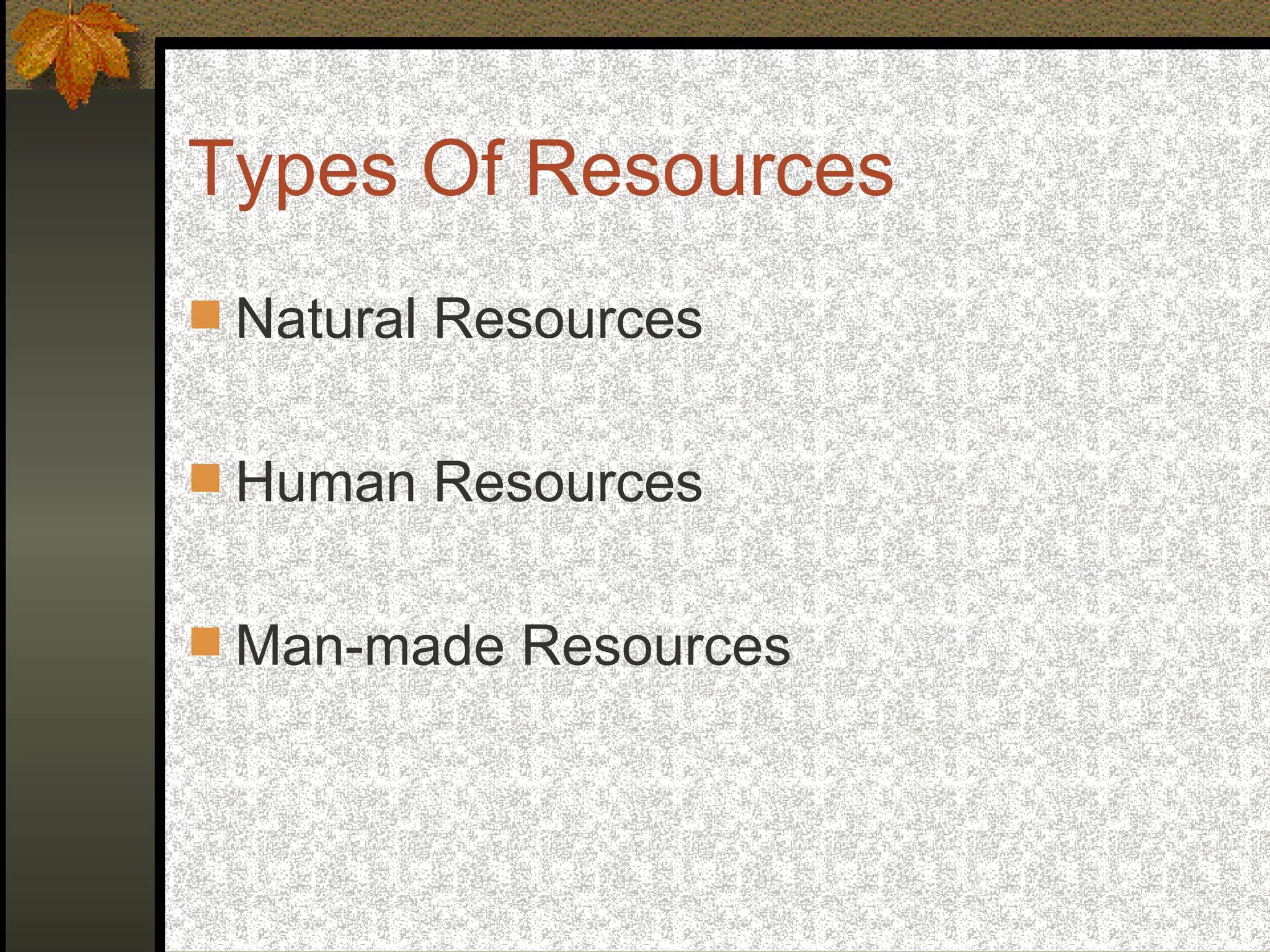 Natural Resources | PPT