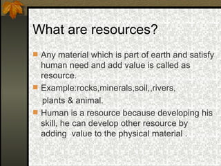 Natural Resources | PPT | Free Download
