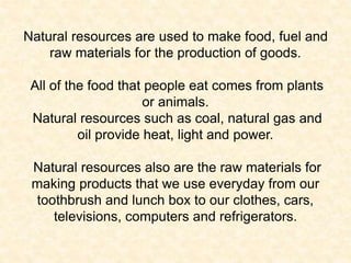 Natural resources | PPTX