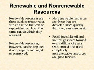 Natural resources | PPTX
